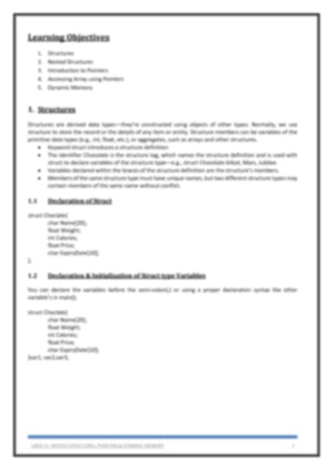 solution nested structures introduction to ponters accessing arrays using pointer dynamic