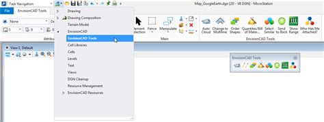 Microstation Connect Add Custom Tools To The Ribbon Envisioncad