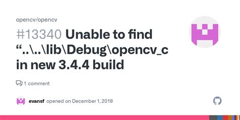 Unable To Find “libdebugopencvcore344dlib” In New 344 Build