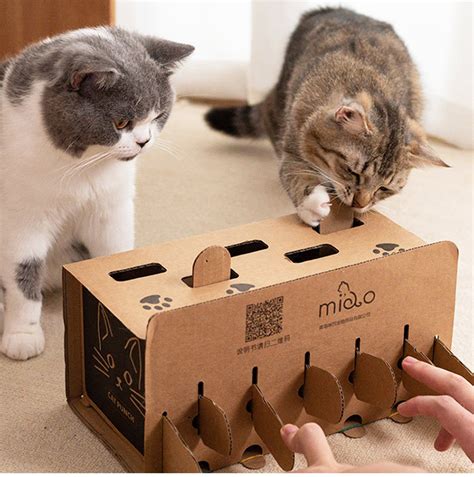 瓦楞纸猫咪玩具打地鼠纸盒打地鼠机互动猫玩具自嗨宠物用品批发 阿里巴巴