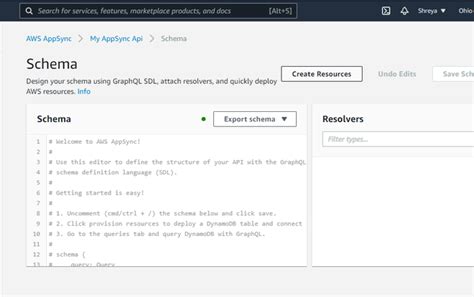 Amazon Web Services Creating An Appsync Graphql Api Geeksforgeeks