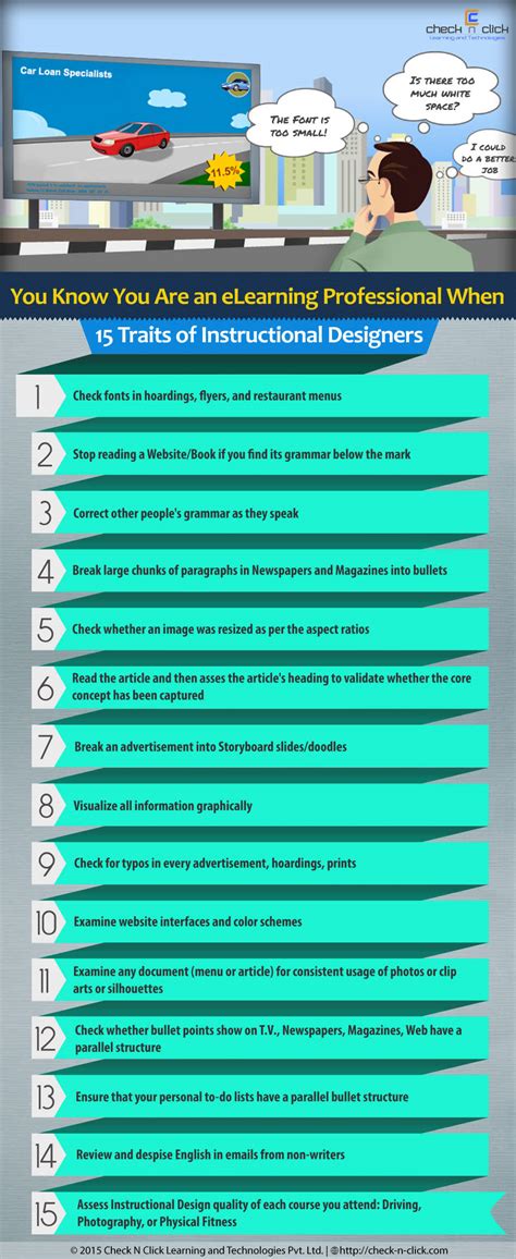 You Know Youre An Elearning Professional When Check N Click Learning