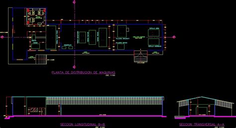 Workshop Dwg Section For Autocad • Designs Cad
