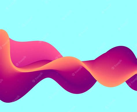 Premium Vector Wavy Background Dynamic Effect Abstract Vector