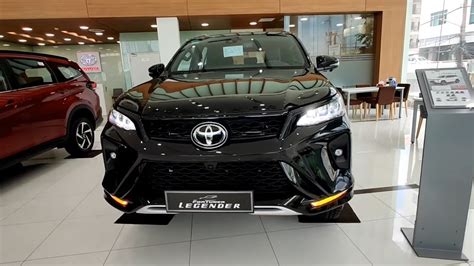 2021 Toyota Fortuner Legender Black 7 Seats Suv Exterior And Interior Youtube