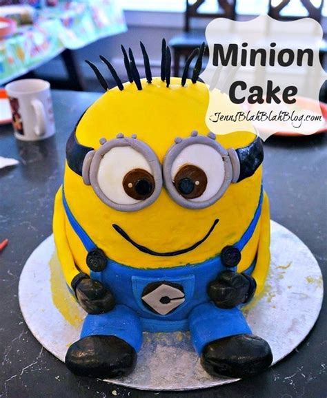Homemade Despicable Me Birthday Cake