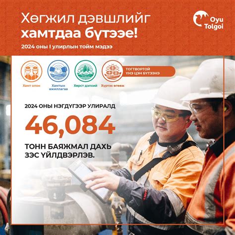 Oyu Tolgoi Llc Оюу толгой ХХК On Linkedin Бид 2024 оны нэгдүгээр