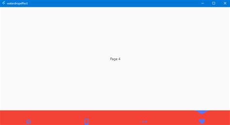 Flutter Water Drop Navigation Bar Geeksforgeeks