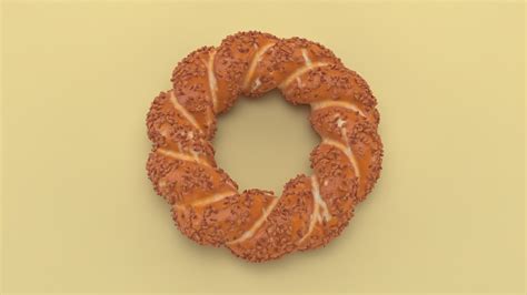 3d Model Simit 01 Color 2 Turbosquid 2021629