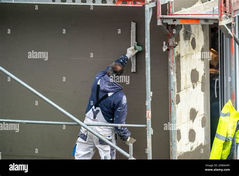 Building Site Thermal Insulation External Insulation Facade Insulation Insulated Facade Of A