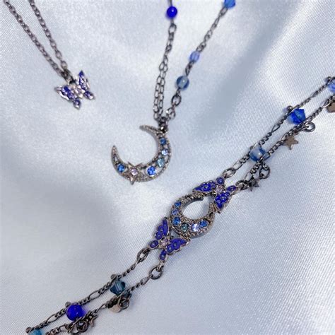 안나수이 달 나비 하트 별 목걸이 팔찌 세트 후루츠패밀리