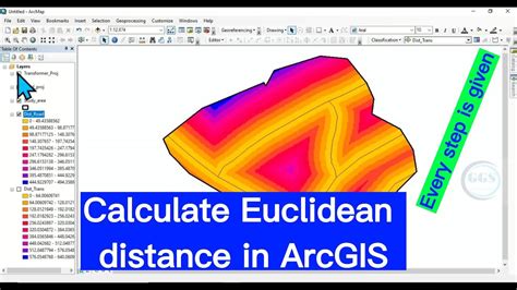 How To Calculate Euclidean Distance In Arcgis Know The Distance From A Feature Youtube