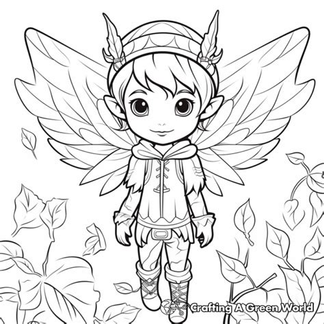 Elf Coloring Pages Free And Printable
