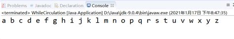 Java循环输出26个字母 Csdn博客