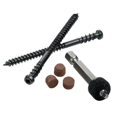 Timbertech Cortex 224 Count Pacific Walnut Self Drilling Concealed