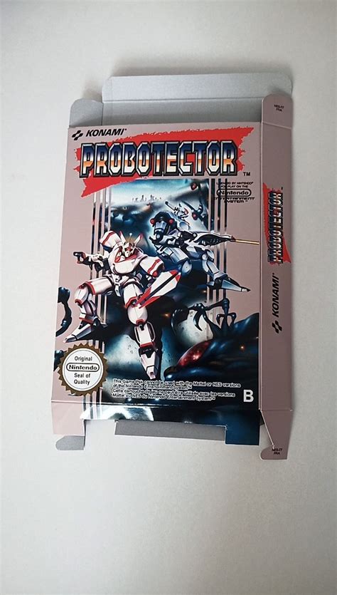 Nintendo Nes Probotector Box Etsy Nintendo Nes Nes Original Nintendo