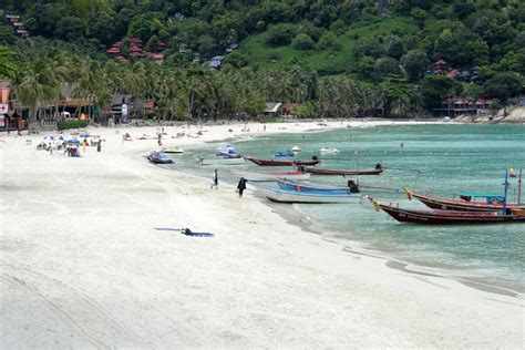 Haad Salad Beach Koh Phangan Rustig Strand Met Prachtige Natuur