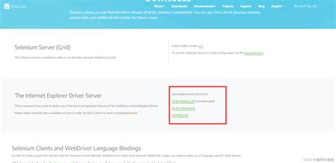 Python自动化网页支持哪些浏览器 Python Selenium Ie 自动化mob6454cc7b3ae8的技术博客51cto博客
