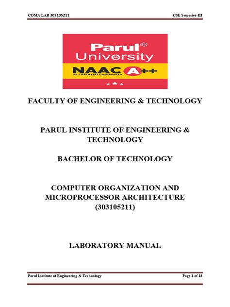 Final Microprocessor Manual Pdf Assembly Language Technology And Engineering