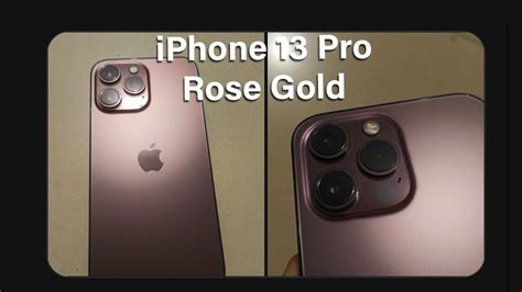 Iphone 13 Pro Rose Gold Model Youtube