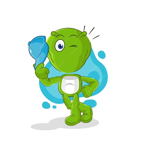 Premium Vector Alien Young Boy Character Cartoon