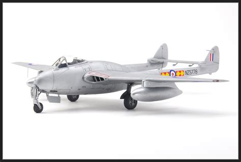 1 48 Airfix De Havilland Vampire F B Mk 5 No 75 Sqn Royal New Zealand Air Force Ready For