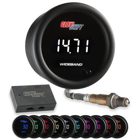 Glowshift 10 Color Digital Wideband Air Fuel Ratio Gauge G8only For All Things G8