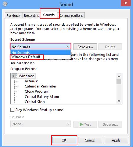 How To Change Sound Scheme In Windows