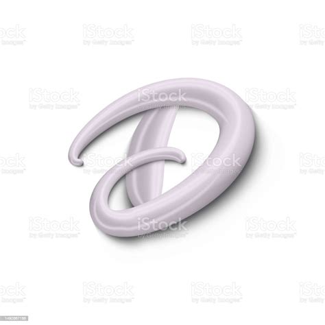 클리핑 경로가 있는 3d 손으로 쓴 붓글씨 문자 D 카드 포스터 배너 결혼식 또는 생일 유형 0명에 대한 스톡 사진 및 기타 이미지 Istock