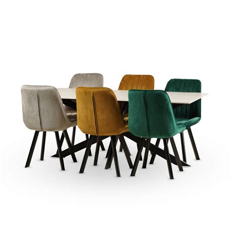 გრანიტის მაგიდა Xs 1314 6სკამი Comfort Room ხარისხი რომელსაც ენდობი