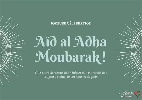 Joyeux Aid El Adha 2026 Les Meilleurs Vœux Messages Citations Et