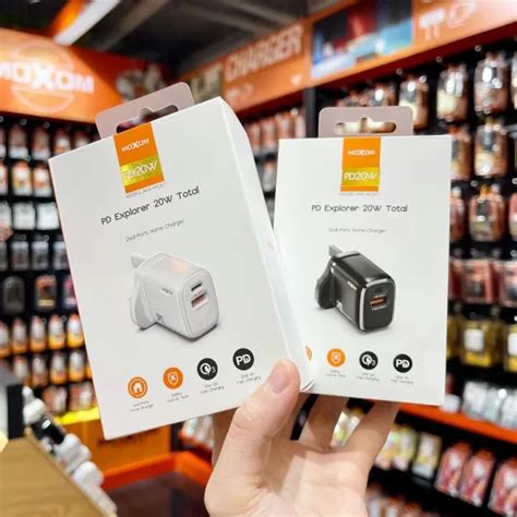 Original Moxom Mx Hc67 2in1 20w Pd Explore Dual Ports Home Charger Adapter Lazada