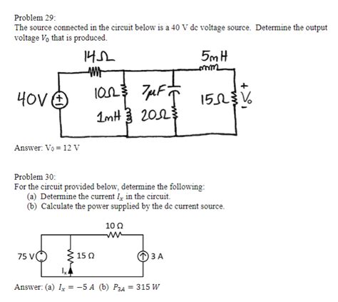 Solved Problem The Source Connected In The Circuit Below Chegg