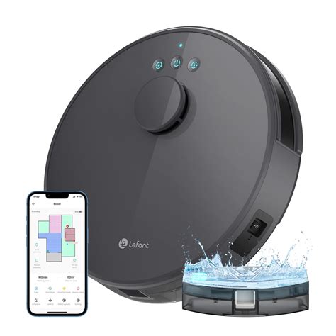 Lefant M1 Robot Vacuum Cleaner With Mop Room Mapping 4000pa Lds Navigation Slam Algorithm
