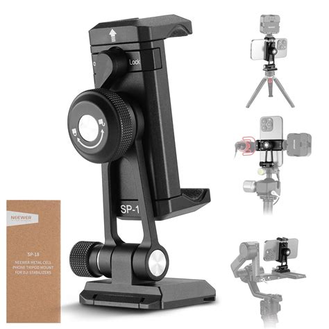 Neewer Adattatore Telefono Da Treppiede Con Base Qr Arca Cold Shoe