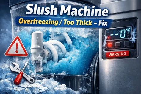 Slush Machine Overfreezing Complete Troubleshooting Guide Slushweb