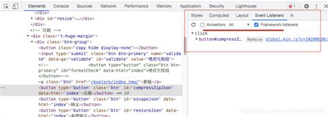 Chrome开发者模式中跟踪点击事件chrome查看按钮事件 Csdn博客