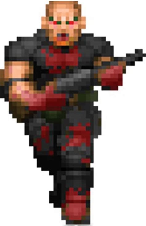 Zombie Sergeant Doom Video Game Monster