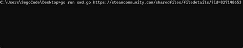 GitHub SegoCode Swd Simply Steam Workshop Downloader In Your Terminal