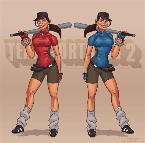 Tf2 Scout Female Concept By Maxgrecke On Deviantart