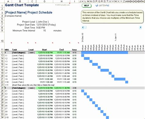 Gantt Chart Templates Excel Excel Templates