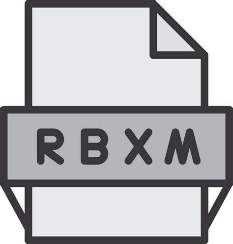 Rbxm File Format Icon 16903237 Vector Art At Vecteezy