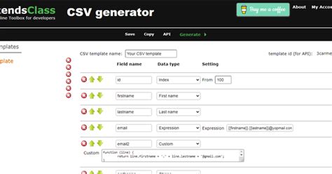 Csv Generator Pitchwall
