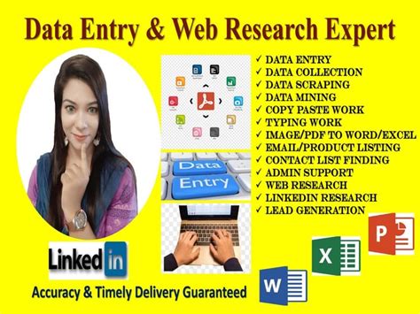 Data Entry Data Scraping Or Mining Typing Copy Paste And Web Research