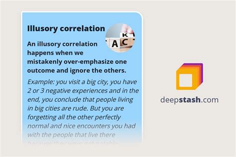 Illusory Correlation Deepstash