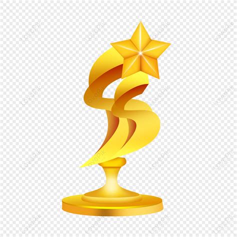 황금 트로피 메달 Png 일러스트 무료 다운로드 Lovepik