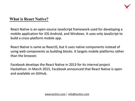 Reactjs Vs React Native Understanding Differences Advantages