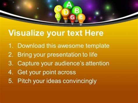 Energy Efficiency Concept Nature PowerPoint Templates Ppt Backgrounds For Slides
