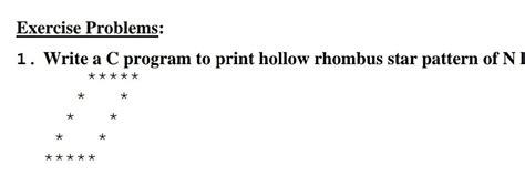 Solved Exercise Problems 1 Write A C Program To Print