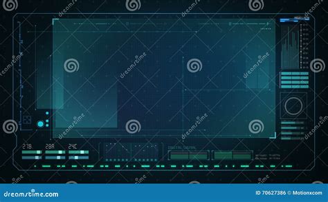 Technology Interface Computer Data Screen Graphic User Interface Stock Footage Video Of Blue